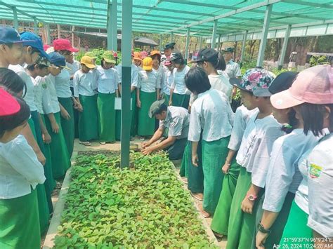 ကျောင်းသား ကျောင်းသူများအား သစ်တောနှင့် ဇီဝမျိုးစုံမျိုးကွဲထိန်းသိမ်းရေးဆိုင်ရာ” အသိပညာပေးဟောပ