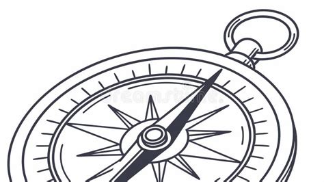 Classic Vintage Compass Symbolizing Navigation Adventure And Exploration Vector Design