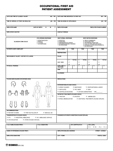 Free Printable Patient Assessment Forms Fill Out And Sign Online Dochub