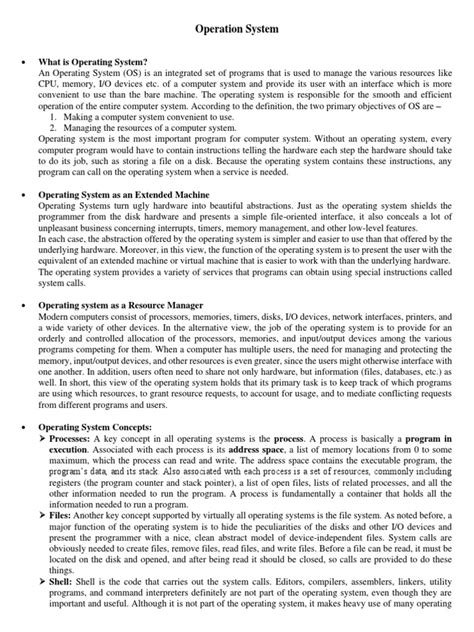 Os Notes Pdf Scheduling Computing Process Computing