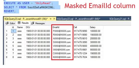 New T Sql Features In Sql Server Xviii Dynamic Data Masking Improving My Sql Bi Skills