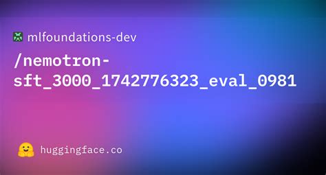 Mlfoundations Dev Nemotron Sft Eval Datasets At Hugging Face