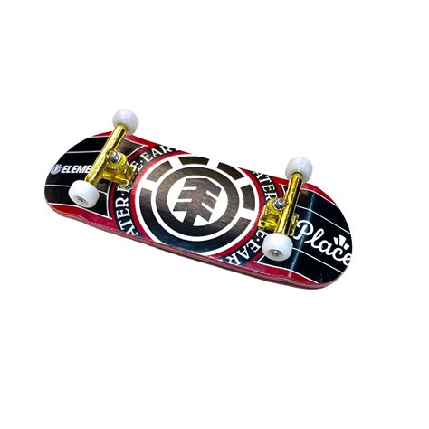 Fingerboard Skate De Dedo Place Element X Emerald 34mm Place Skate Shop