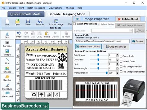 Printing Databar Code 128 Download Review