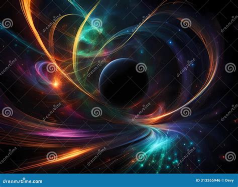 Quantum Physics Through Visual Expression Stock Illustration Illustration Of Expression