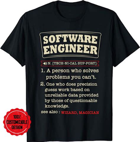 Software Engineer Definition Shirt Coder Definition T Shirt Computer Science T Coding Shirt