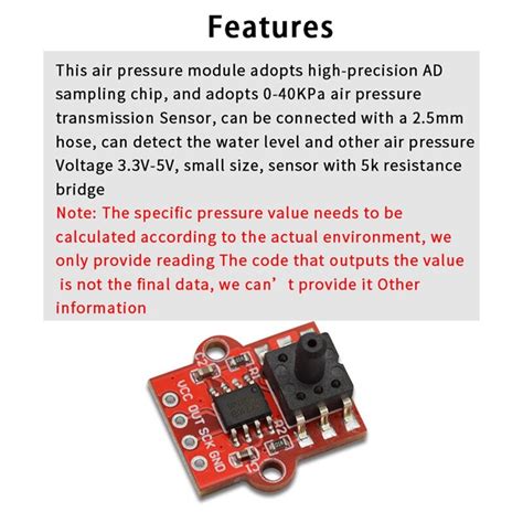 3x 0 40kpa Air Pressure Sensor Module Water Level And Liquid Level Sensor Controller Board