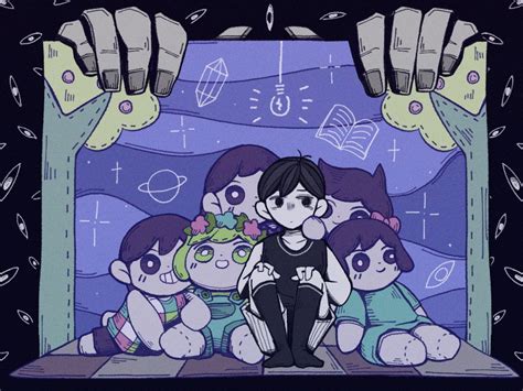 Basil Aubrey Omori Kel Mari And More Omori Drawn By Hiyajiruman Danbooru