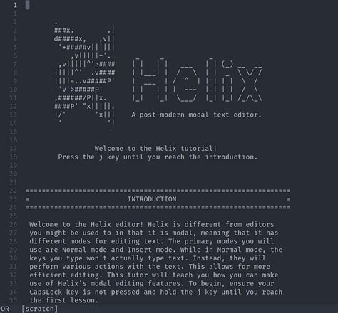 A Walkthrough On Helix — A Post Modern Modal Text Editor