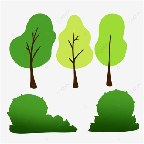 شجرة الكرتون كرتون توضيح شجرة Png والمتجهات للتحميل مجانا