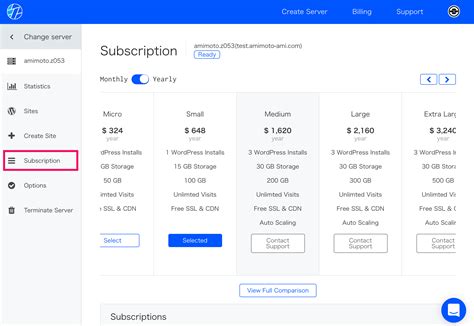 7 Upgrading Or Downgrading Your Managed Hosting Plan