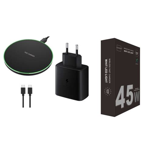 3db Szett 30w Os Gyorstöltő Vékony Vezeték Nélküli Töltő Pd Usb C 45w