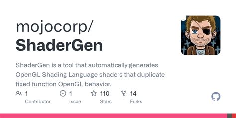 Github Mojocorpshadergen Shadergen Is A Tool That Automatically Generates Opengl Shading