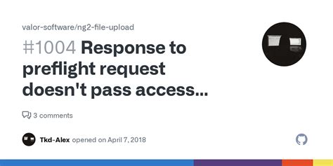Response To Preflight Request Doesn T Pass Access Control Check No