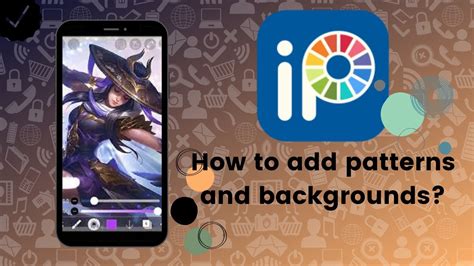 How To Add Patterns And Backgrounds To Your Drawing On IbisPaint X YouTube