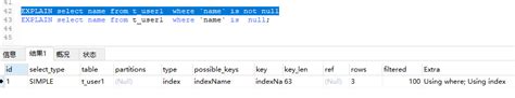 mysql 优化之 is null is not null 索引使用测试 城序猿 博客园
