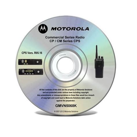 Motorola Software CP En CM Serie Portofoon Toebehoren