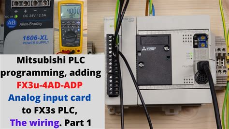 Mitsubishi Plc Programming Adding Fx3u 4ad Adp Analog Input Card To
