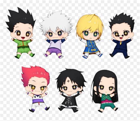 Hunterxhunter Hxh Gon Anime Hd Hisoka Killua Leorio Chibi Hunter X Hunter Hd Png Download Vhv