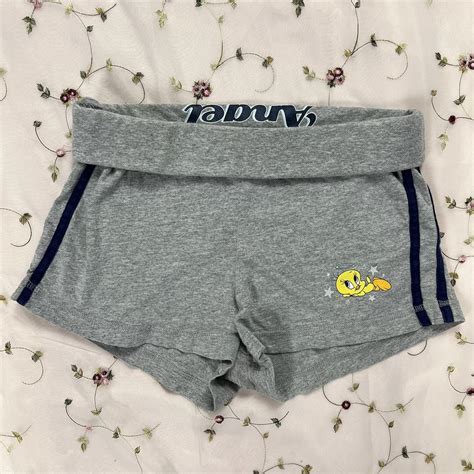 Y2k Coquette Tweety Bird Low Rise Sweat Depop