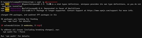 Installation Vaah Docs