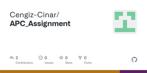 GitHub Cengiz Cinar APC Assignment