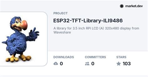 Esp32 Tft Library Ili9486 Ecosystem Directory Marketdev