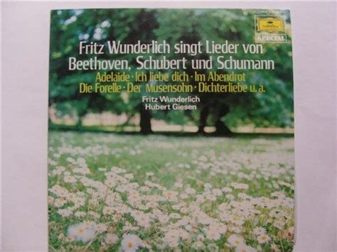 중고 Lp수입 프리츠 분덜리히 Fritz Wunderlich Fritz Wunderlich Singt Lieder
