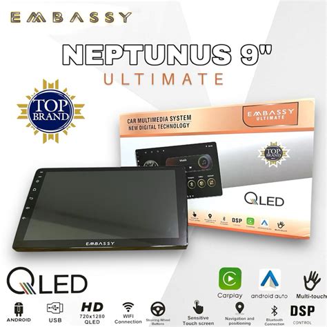 Embassy Neptune Ultimate Androd Head Unit 9 Inch Ram 2 32gb Android