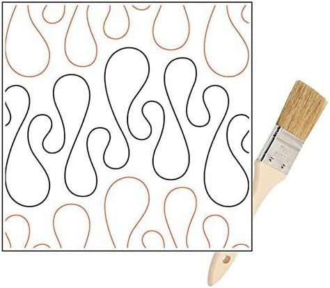 Quilting Pantographs Pattern Paper Roll For Longarm Quilting Machines Easy Dollop Design