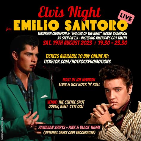 Elvis Night With Emilio Santoro Emilio Santoro