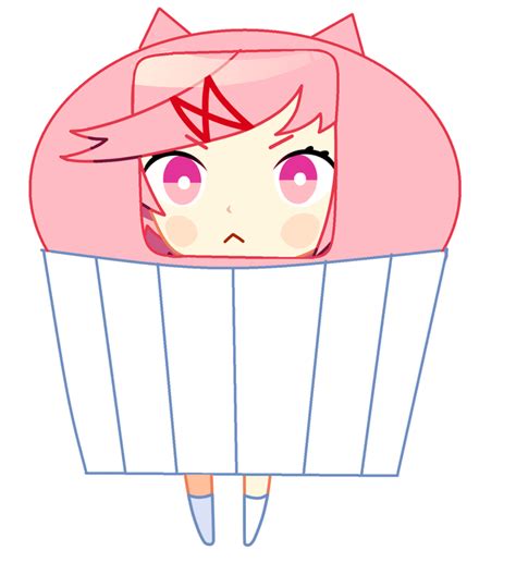 Chibi Cupcake Natsuki Doki Doki Chibi Club Concept Art Rddlcmods