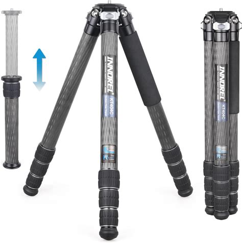 Innorel Kt404c Compact 10 Layer Carbon Fiber Camera Tripod 40mm Big Tube Professional Tripod For
