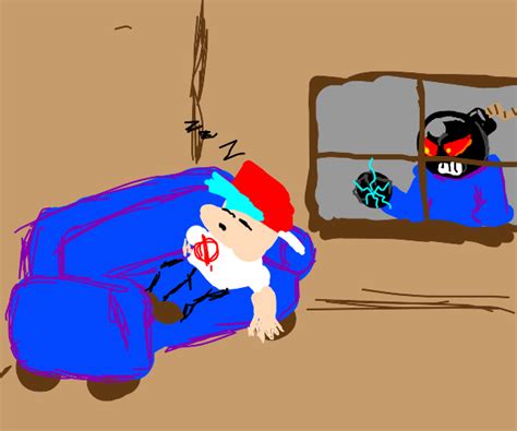 Sleeping With A Foot Drawception