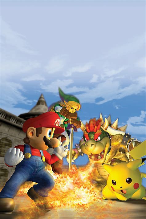 Smash Bros Melee Wallpaper Super Smash Bros Melee 01 Sempre Kirby