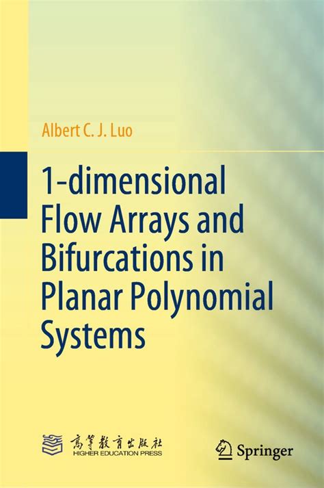 1 Dimensional Flow Arrays And Bifurcations In Planar Polynomial Systems Bol