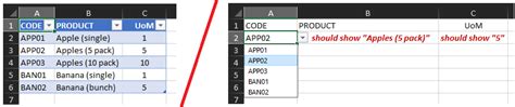 Populate Cells Based On Dropdown In Neighbouring Cell Pulling From A