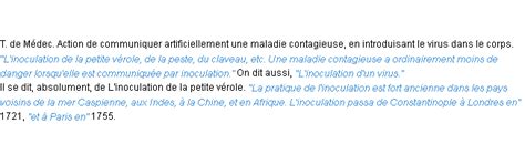Inoculation La Définition