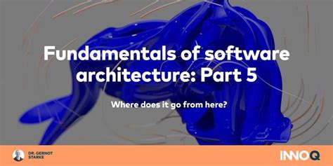 Innoq On Linkedin Fundamentals Of Software Architecture Part 5