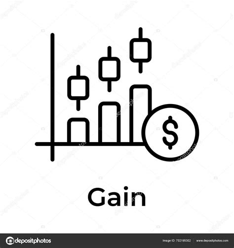Stock Market Growth Chart Vector Design Isolated White Background Stock Vector By ©iconshome