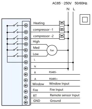 Dx System Wifi Modbus Rtu Tcp 3 Speed Fan 2 Stage Compressor 1 Stage Heating Thermostat Buy Dx