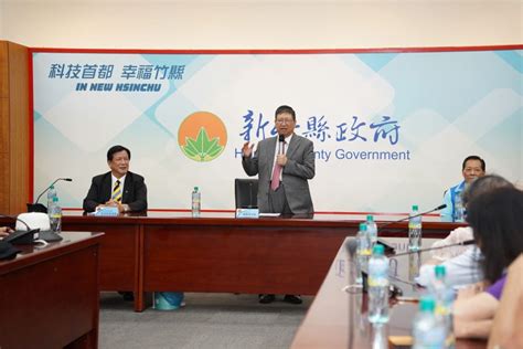 台北市新竹縣同鄉會訪縣府 楊文科細數竹縣發展