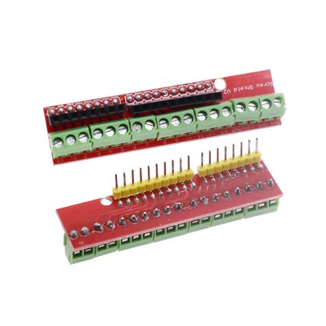 Placa De Expansão Adaptador Borne Terminal Screw Shield V2 Para Arduino Uno