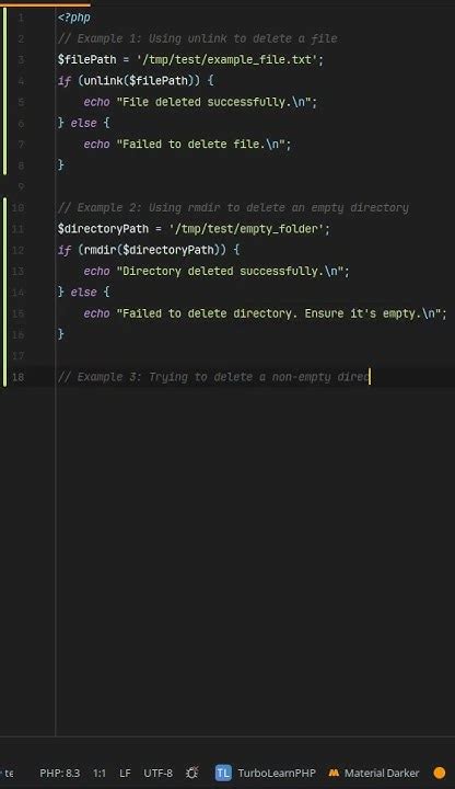 Whats The Difference Between Unlink And Rmdir In Php Unlink Vs Rmdir
