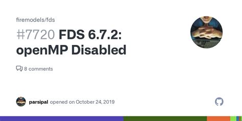 Fds 672 Openmp Disabled · Issue 7720 · Firemodelsfds · Github