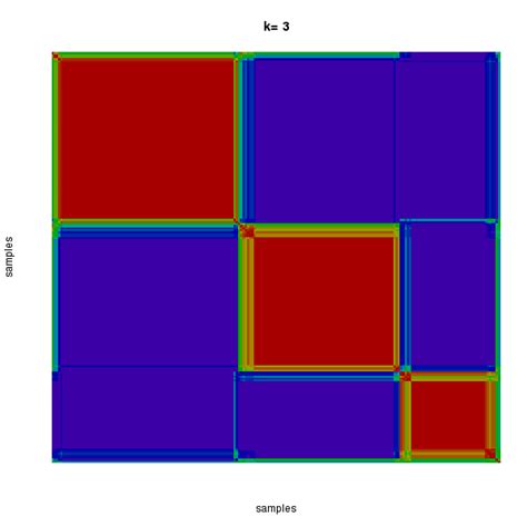 Lung Squamous Cell Carcinoma Clustering Of MiRseq Expression Consensus NMF