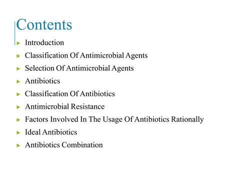Antimicrobial Chemotherapypptx Infectious Diseases Diseases And