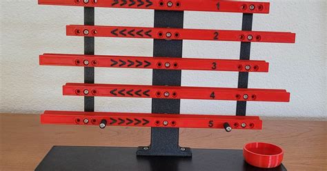 Skill Game With A Ball And Cascading Rails By Bingobricks Download