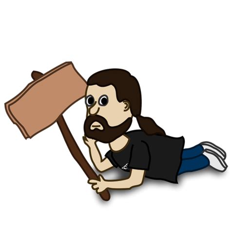 Download Protestor Comic Character Clipart Png Free Freepngclipart