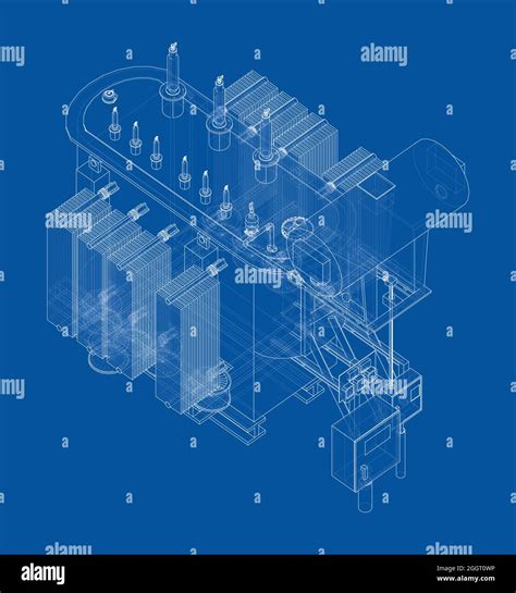 High Voltage Transformer Vector Stock Vector Image And Art Alamy